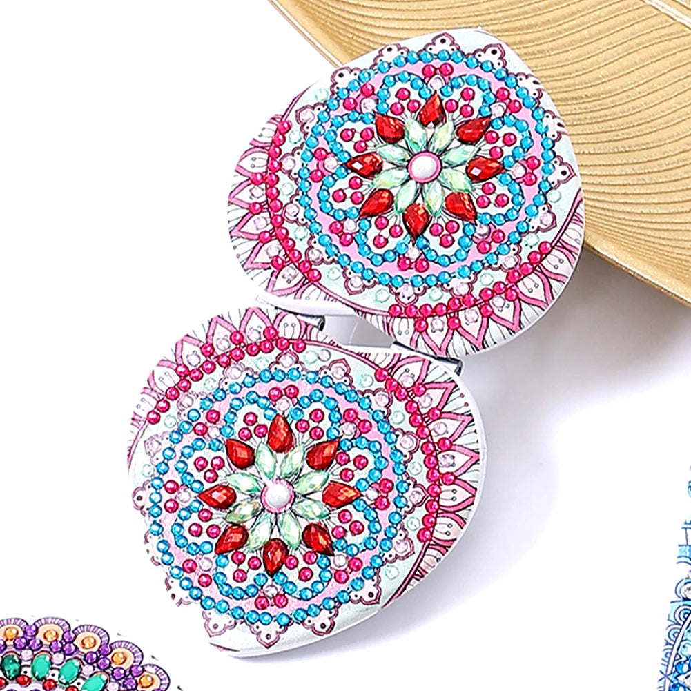 Mandala Pattern-Diamond Makeup Mirror – dpforever