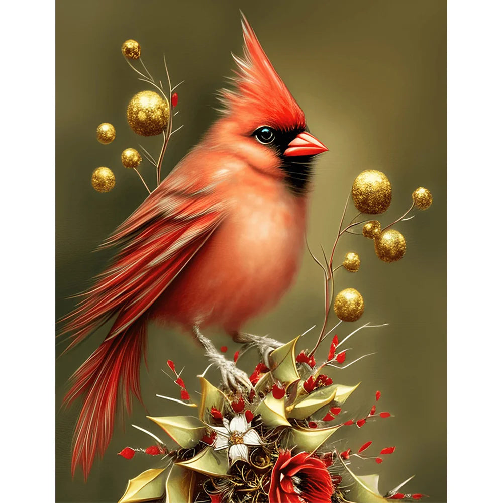 North American Cardinal - Full Drill Diamond Painting – dpforever